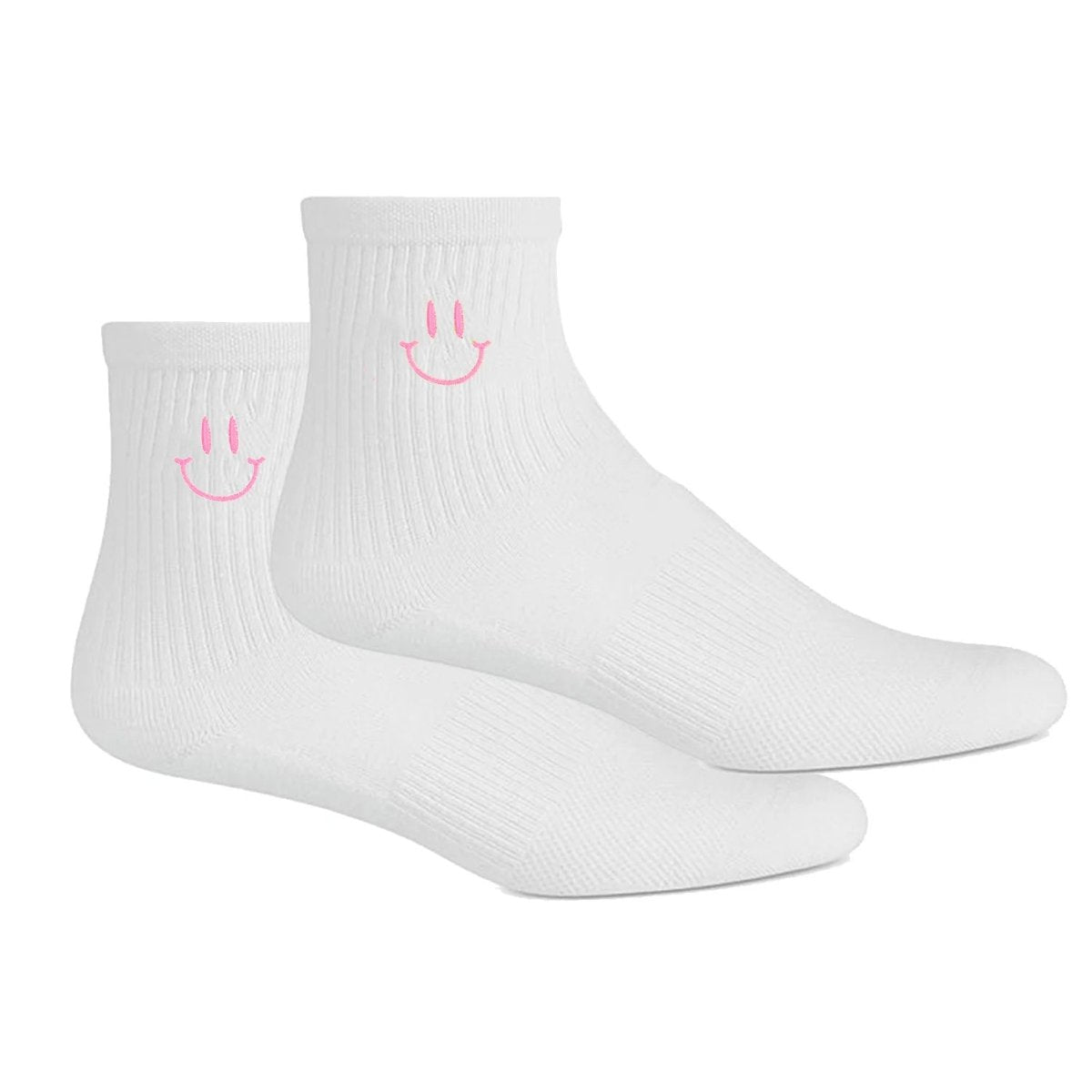 Embroidered Smiley Socks – United Monograms