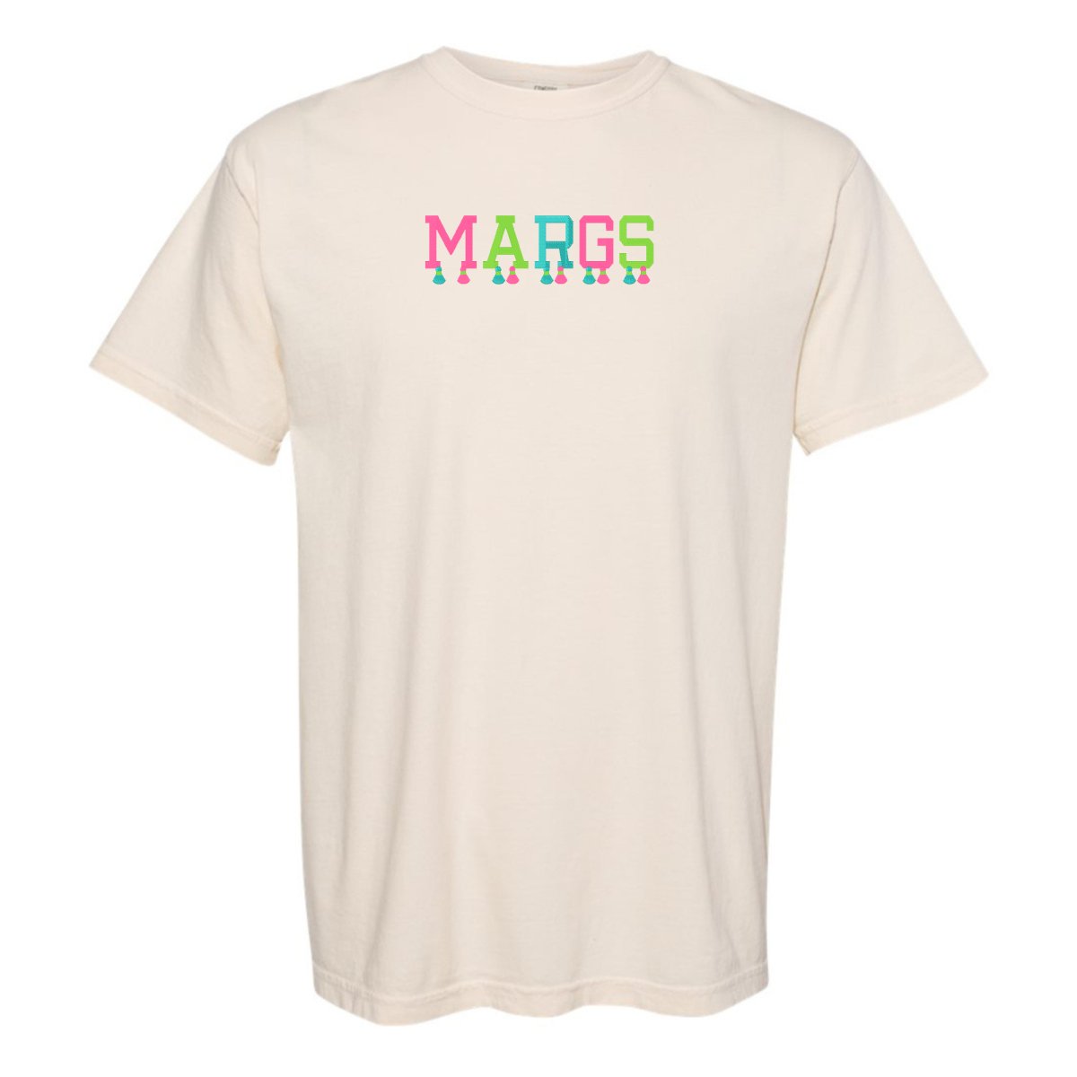 Embroidered Tasseled 'Margs' T-Shirt – United Monograms