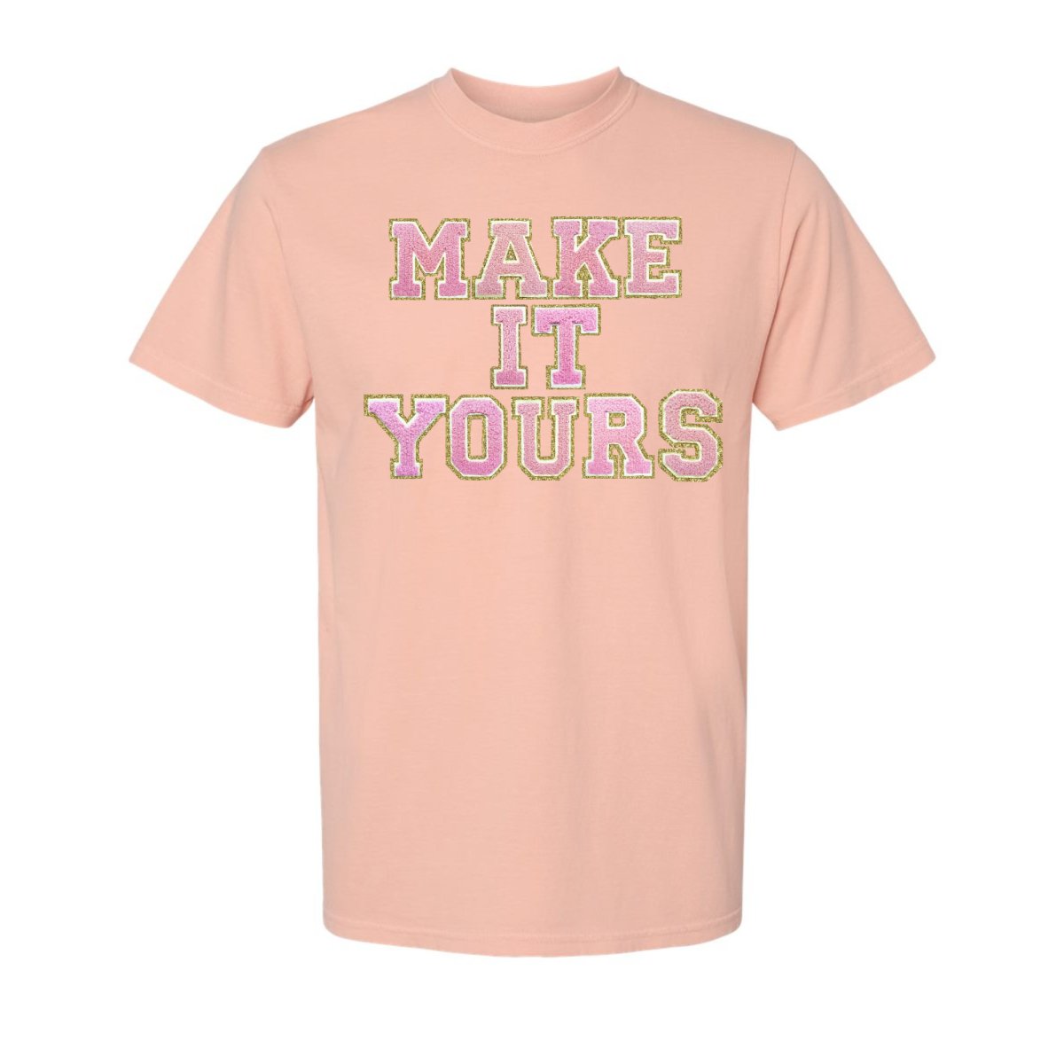 Make It Yours™ Letter Patch T-Shirt – United Monograms