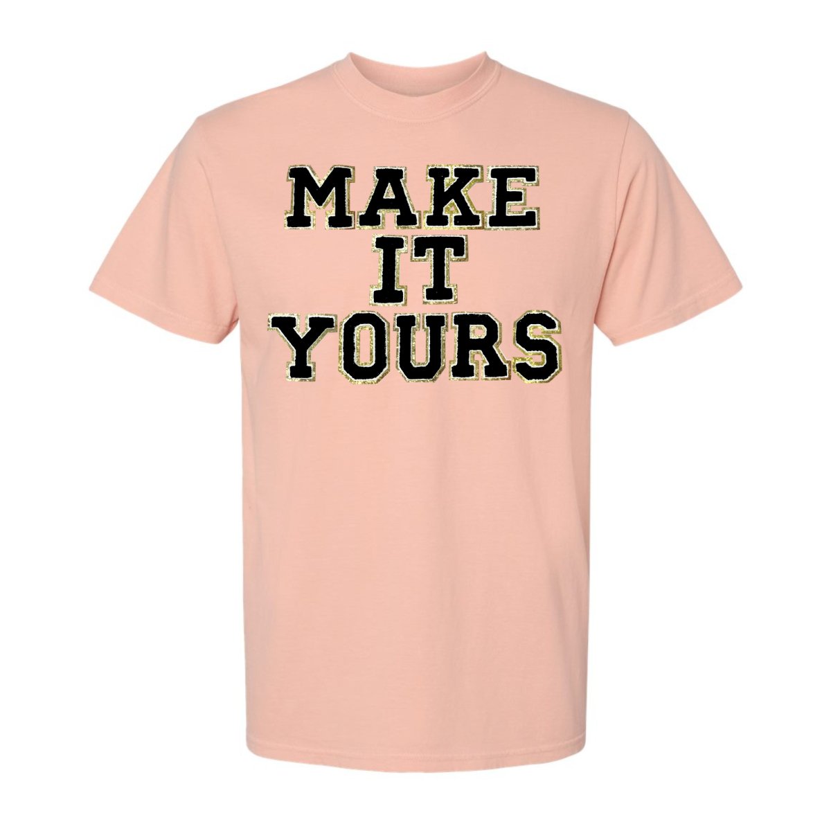 Make It Yours™ Letter Patch T-Shirt – United Monograms
