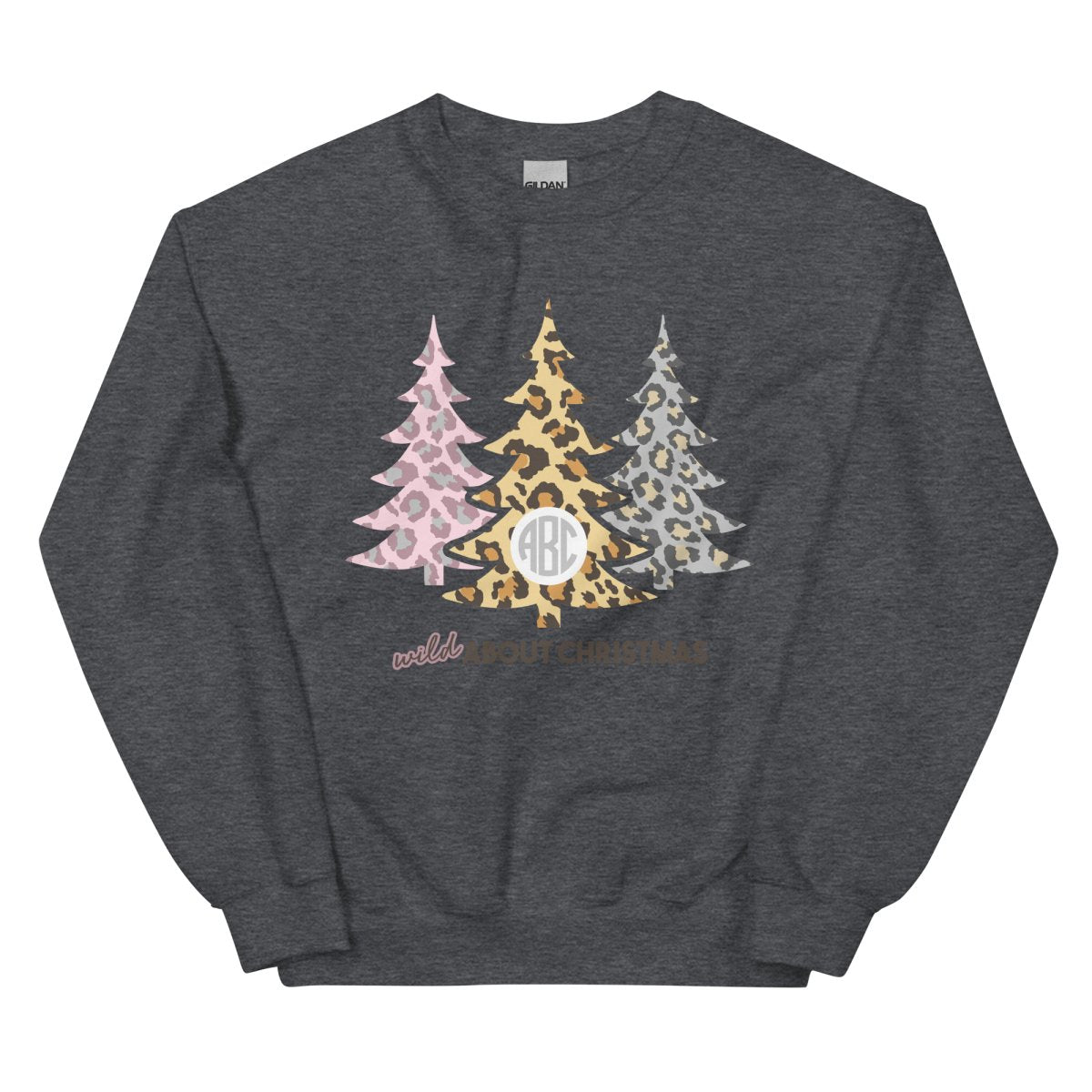 Monogrammed 'Wild About Christmas' Crewneck Sweatshirt – United Monograms