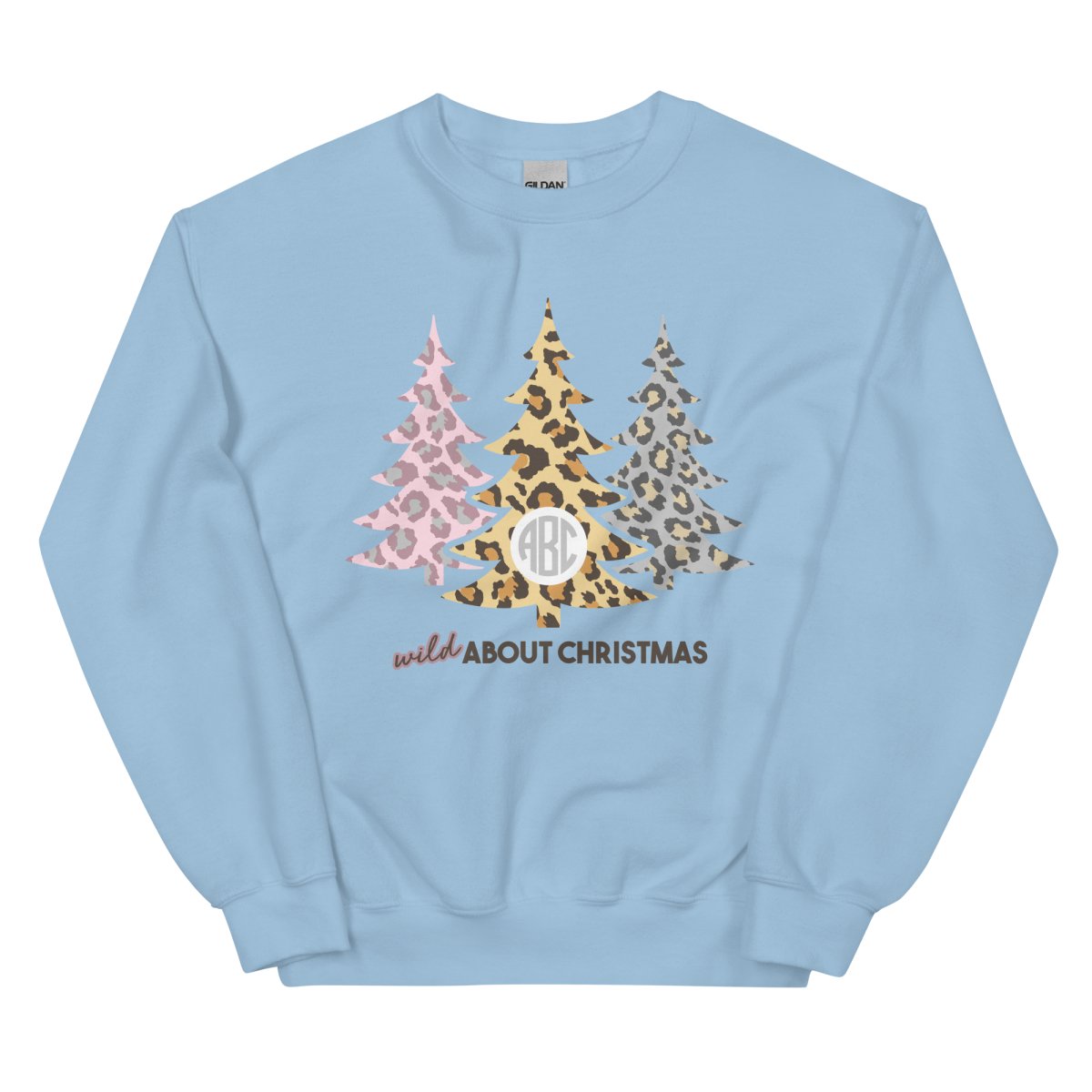 Monogrammed 'Wild About Christmas' Crewneck Sweatshirt – United Monograms