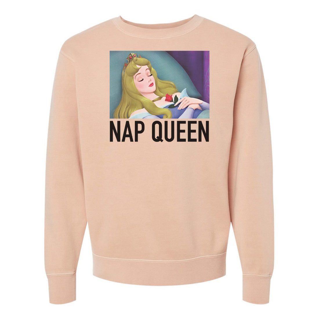 'Nap Queen' Princess Cozy Crew – United Monograms