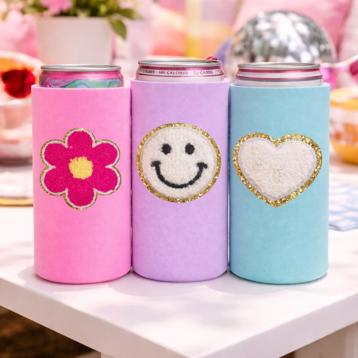 Patch Icon Slim Can Koozie – United Monograms