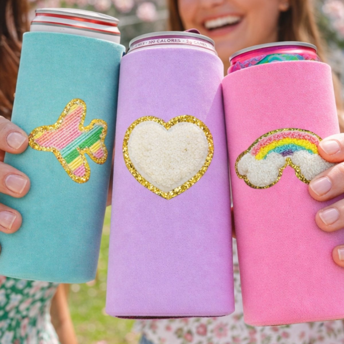 Patch Icon Slim Can Koozie – United Monograms