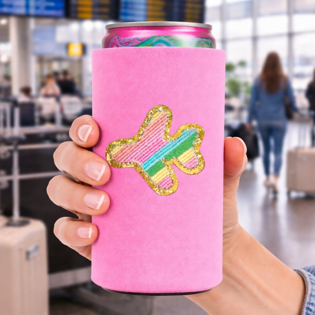 Patch Icon Slim Can Koozie – United Monograms