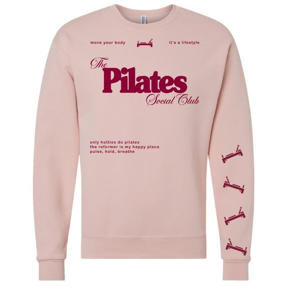 ‘Pilates Social Club' Crewneck Sweatshirt – United Monograms